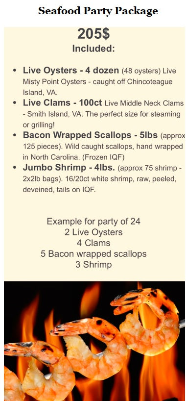 Seafood Party Package – Seafood Express PA